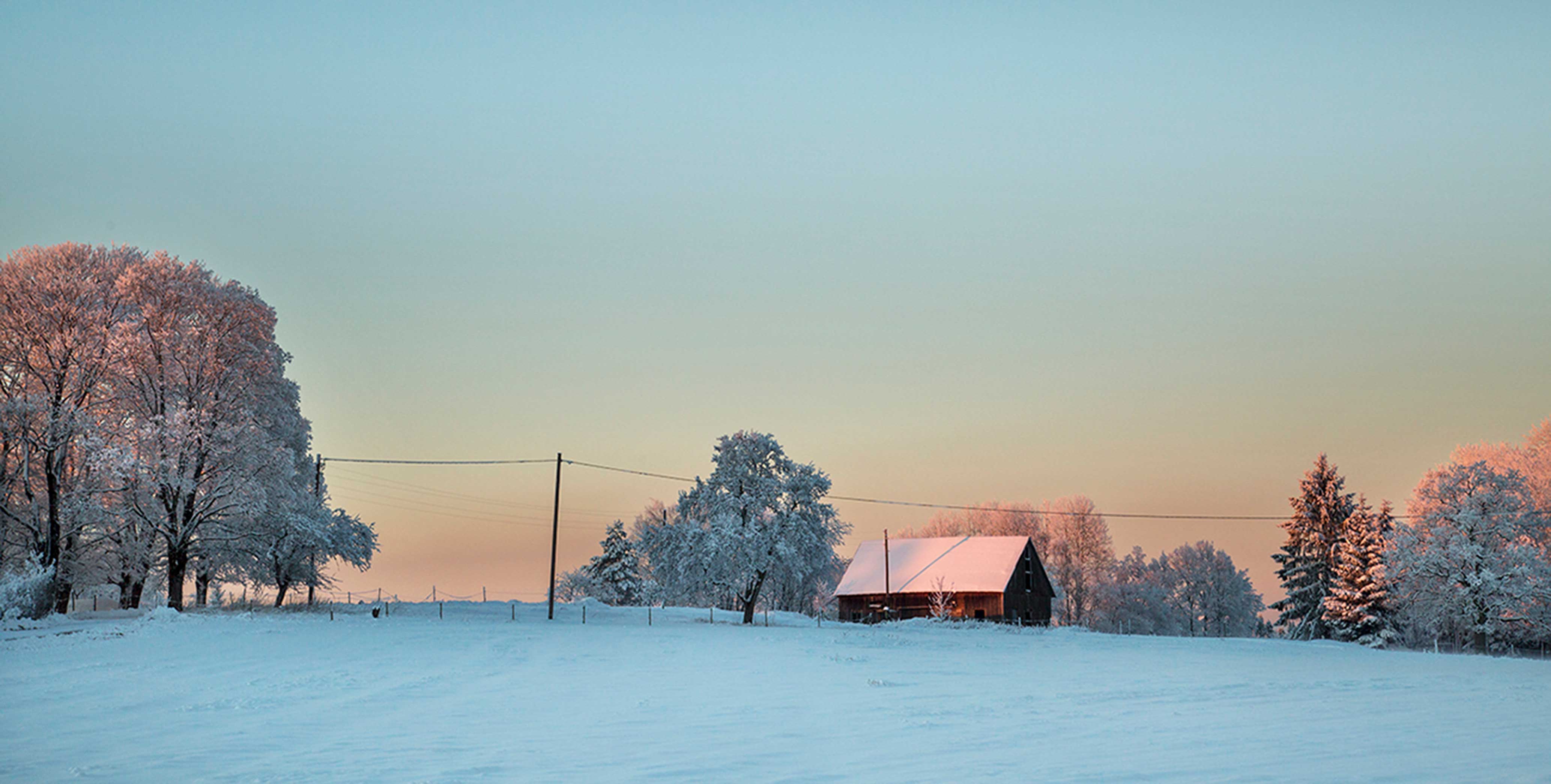 Lena vann med vinterbild - Skillingaryd