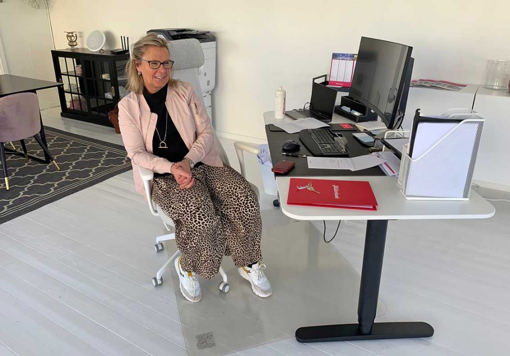 Bodil har öppnat sin mäklarfirma i Vaggeryd - Skillingaryd
