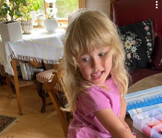 Astrid Sandberg 5 år - Skillingaryd
