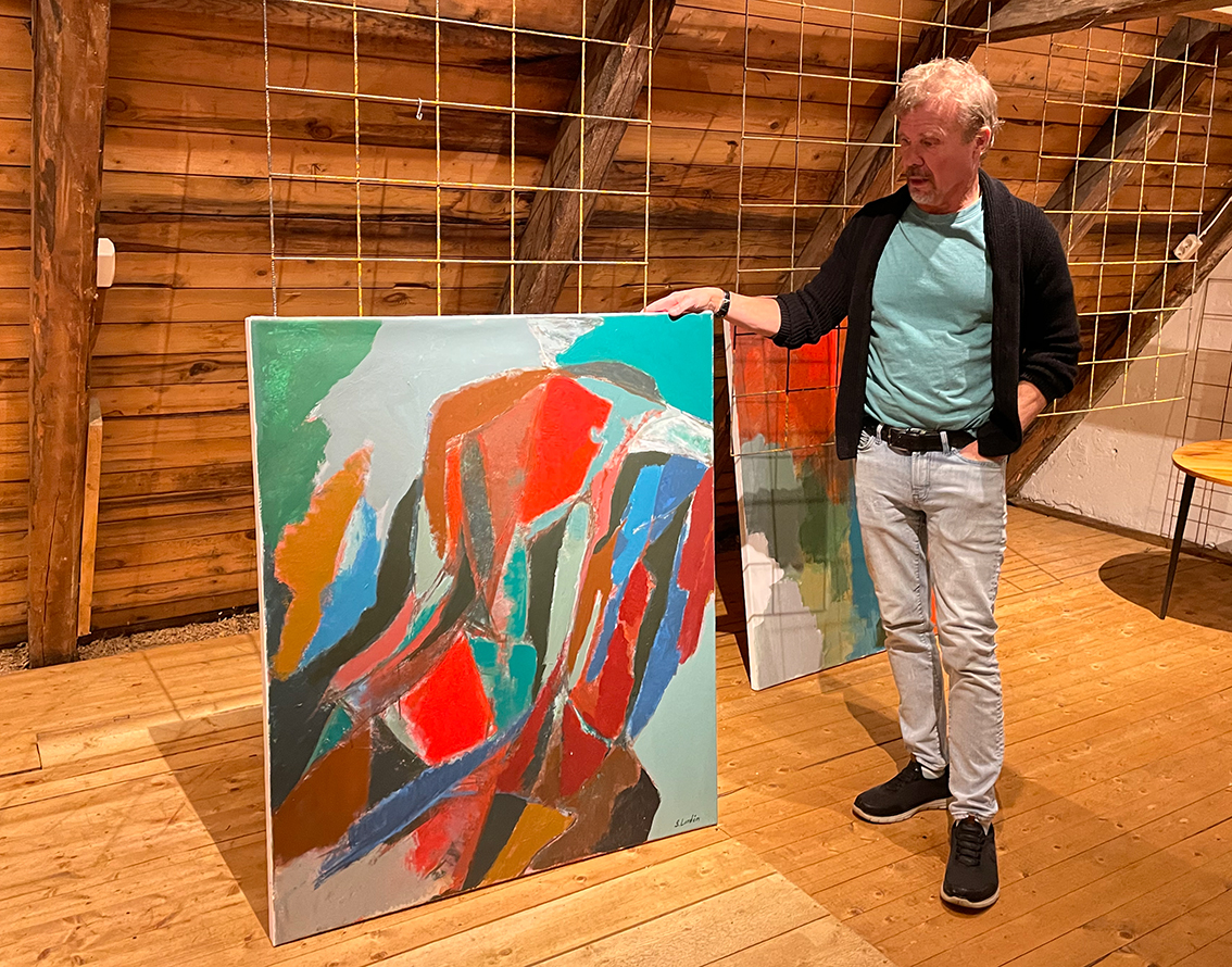 Ljungqvist gjorde en tavla - hängdes på Vinden - Skillingaryd