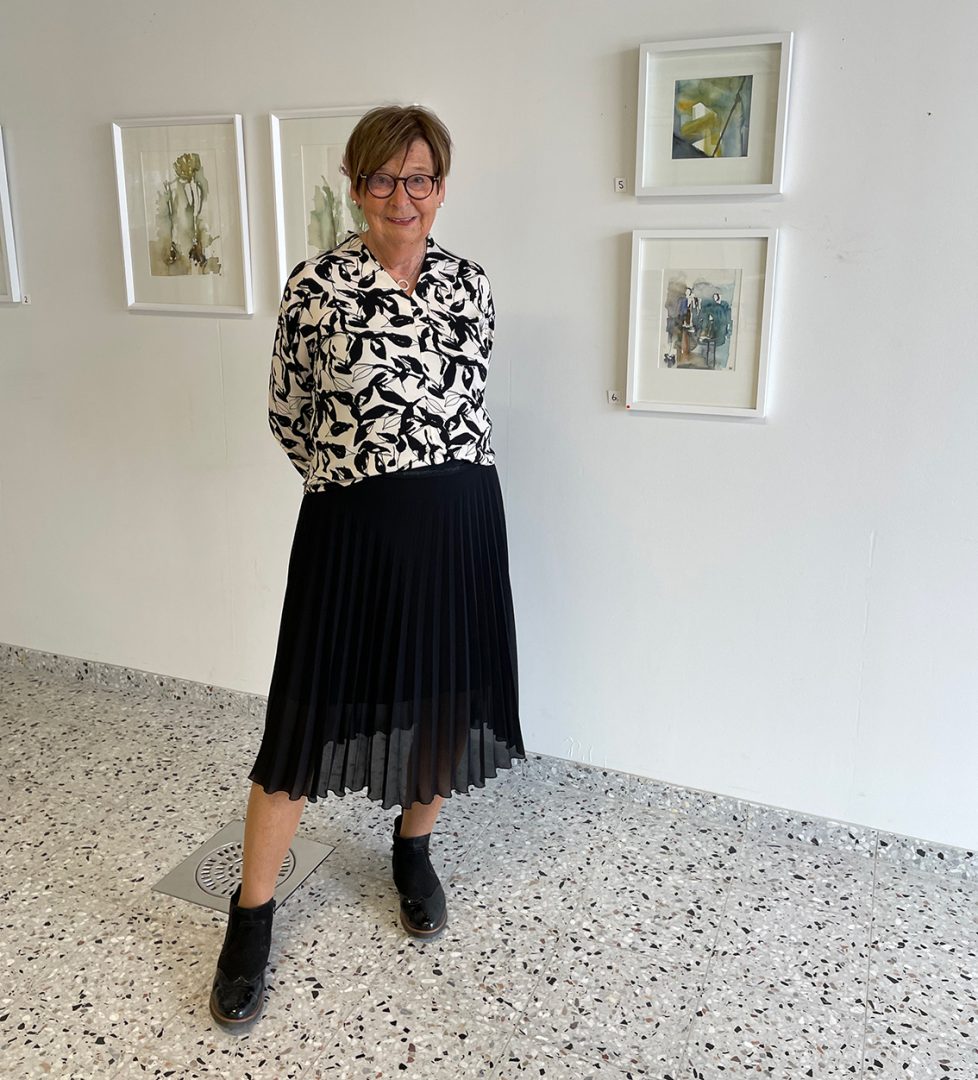 Två utställare i gamla Cooplokalen - Skillingaryd