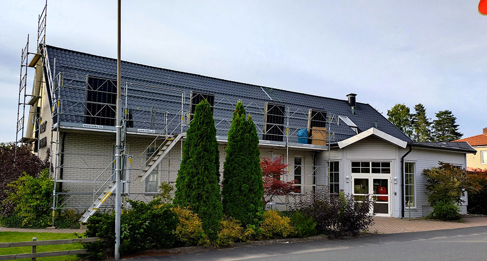 Solceller anläggs på Pingstkyrkan - Skillingaryd