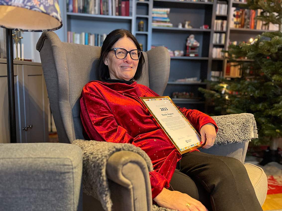Hemma hos Tuula - en av årets kulturpristagare - Skillingaryd