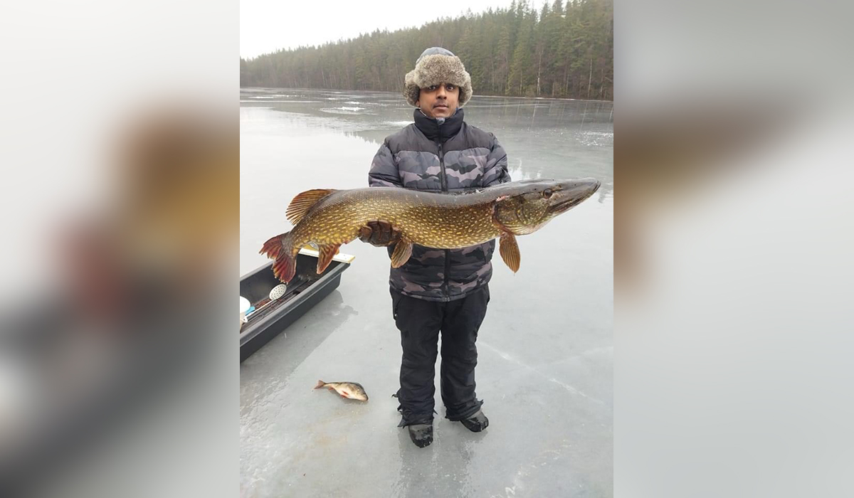 Carl-Johan fångade tungviktare - Skillingaryd