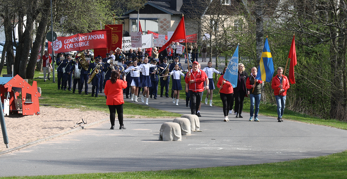Första maj firades i Vaggeryd - Skillingaryd