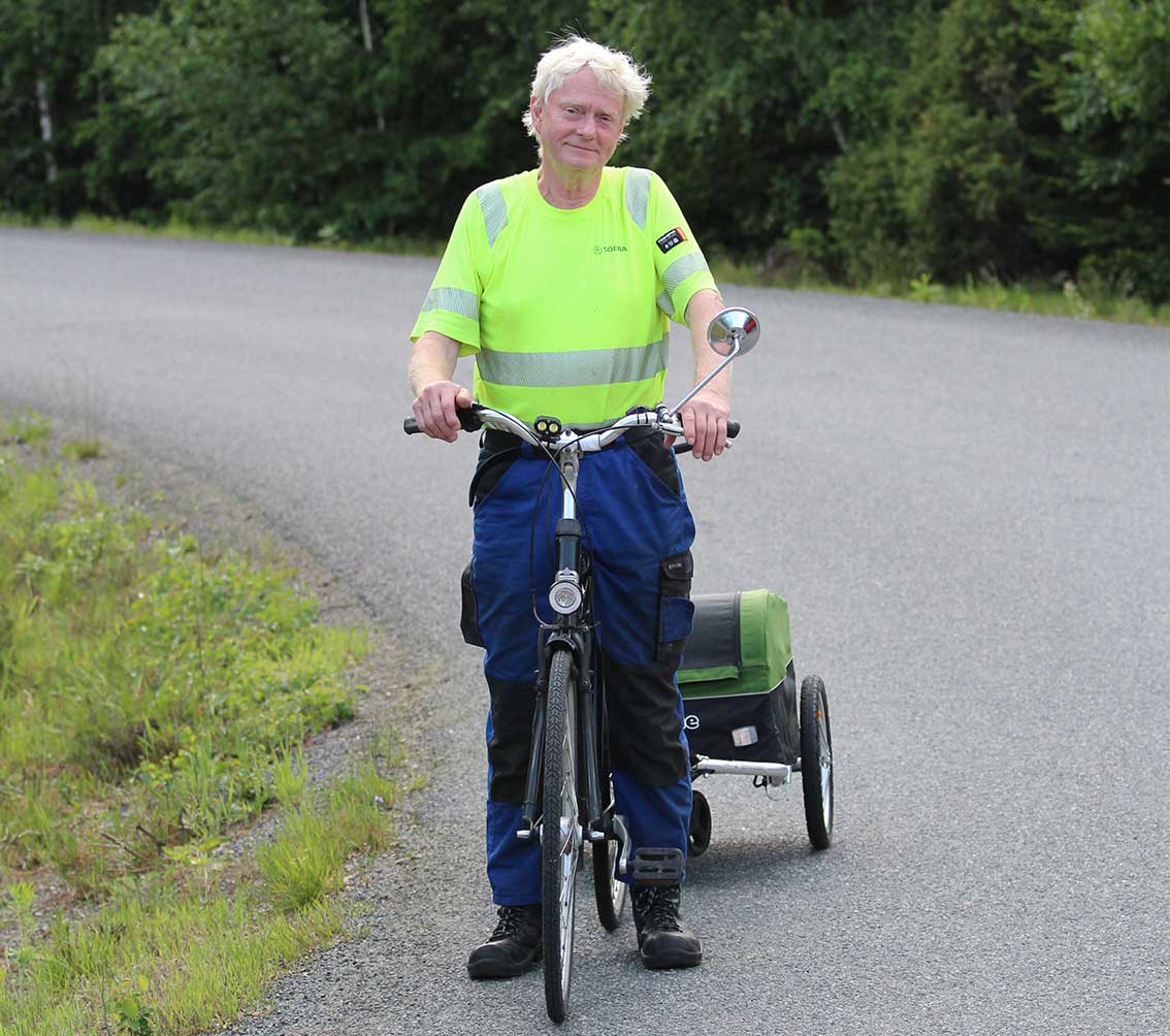 Jan-Olof har cyklat 2,5 varv runt jorden - Skillingaryd