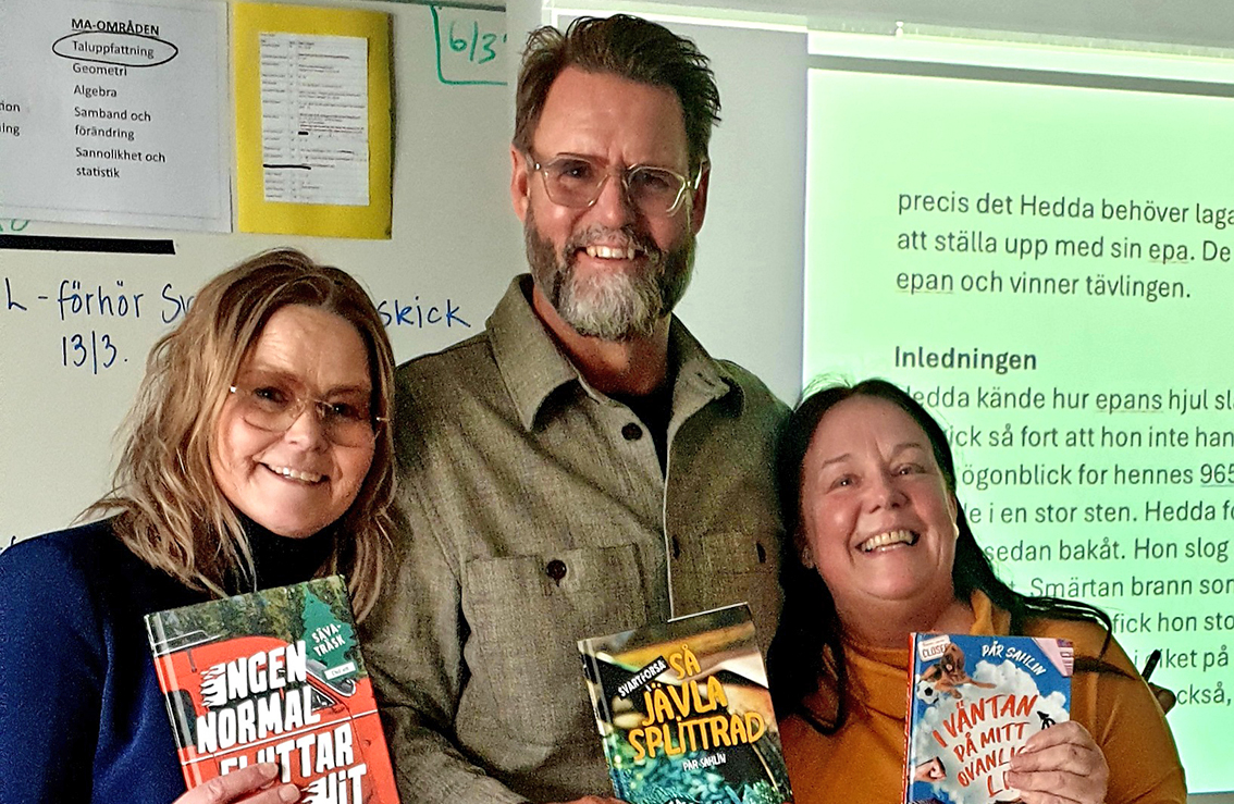 Efterlängtat återbesök av författaren Pär Sahlin - Skillingaryd